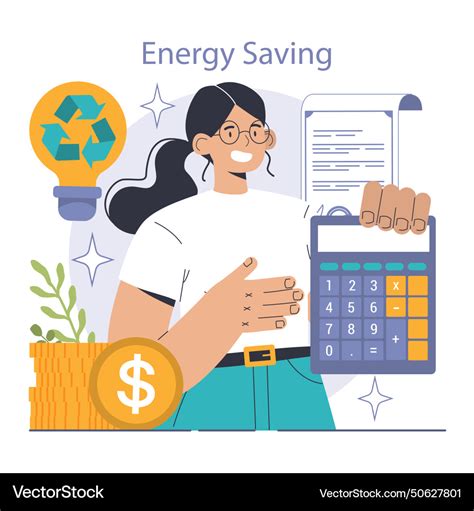 Reducing The Cost Of Production Automatization Vector Image