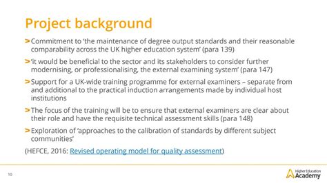Degree Standards Project On External Examining Ppt Download