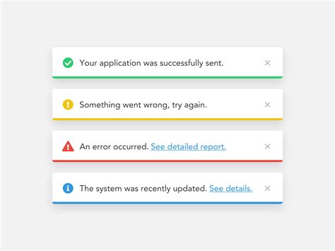 Daily UI 011 Flash Messages By Emil Carlsson On Dribbble