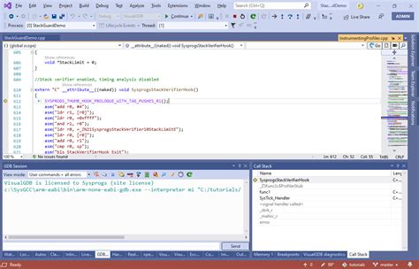 Debugging Memory Corruption Errors With Dynamic Stack Checking Visualgdb Tutorials