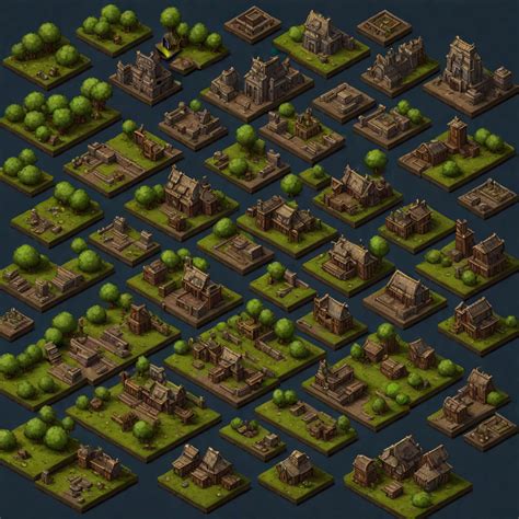 Tilemap Assets Game Isometric Tileset Png 2d Resource Packa By Christopher Eleftheriou