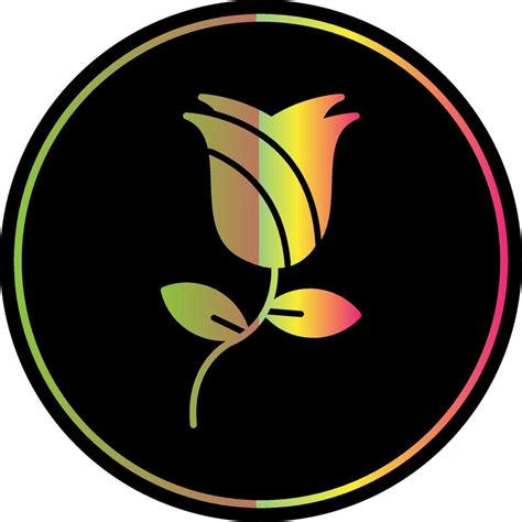 Rose Glyph Due Color Icon 39151053 Vector Art At Vecteezy