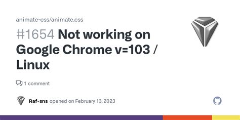 Not Working On Google Chrome V Linux Issue Animate Css Animate Css Github