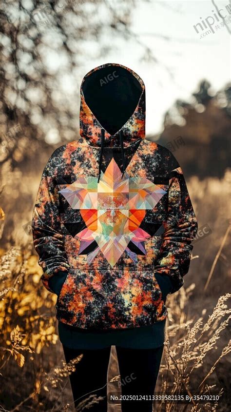 Ai创作图蓝橙色户外 功能性服装 防风保暖 扎染服装图 冲锋衣科技 秋系浅橙色小预算户外 扎染服装图案 野外服饰 功能性衣服 冲锋衣设计 橙蓝撞色 冲锋衣素材 布料简单几何图形打印 扎染服装