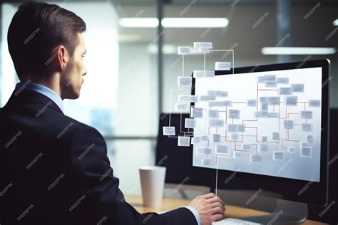 Premium Ai Image Automation Of Business Processes And Workflows Generative Ai