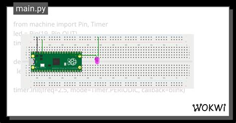 Blink Led Wokwi ESP32 STM32 Arduino Simulator