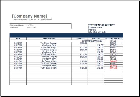 Beautiful Tips About Account Statement Format In Excel Webunit