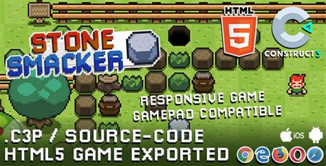 stone smacker html5 game with construct 3 all source code code market