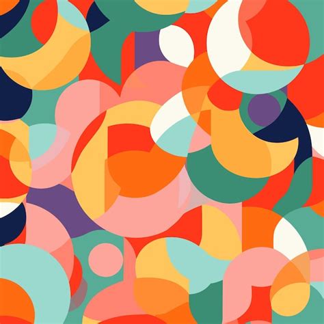 Premium Vector Colorful Abstractions Unveiling Flat And Simple