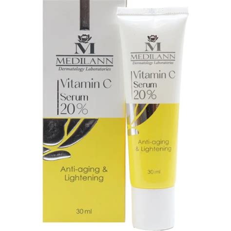 خرید و قیمت سرم ضد چروک و روشن کننده حاوی ویتامین سی مدیلن 30 میلی لیتر