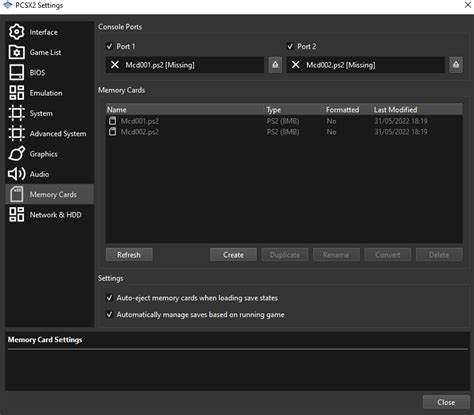 Bug Memcards Menu Bugged While In Game · Issue 6299 · Pcsx2pcsx2 · Github