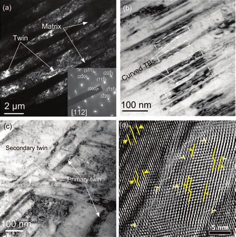 Typical Tem Df Micrograph Of Cr02 Showing The Presence Of Twin In The