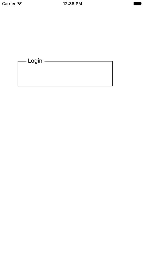Uitextfield Text In Uiview Border Stack Overflow