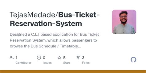 github tejasmedade bus ticket reservation system designed a c l i