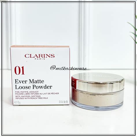 Jual CLARINS EVER MATTE LOOSE POWDER 01 | Shopee Indonesia