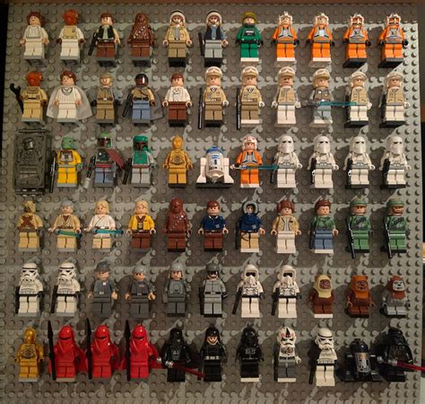 My Lego Star Wars Original Trilogy minifigure collection [x-post from r ...