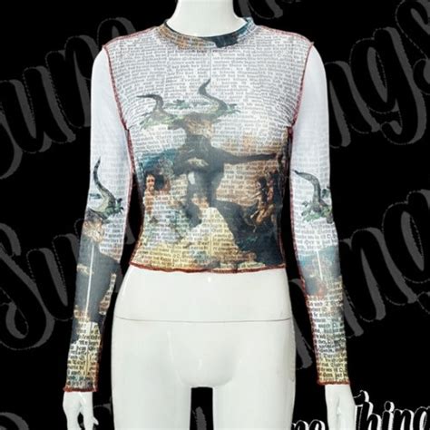 Mesh Constellation Top See Through Stars Black Magic Goth Etsy