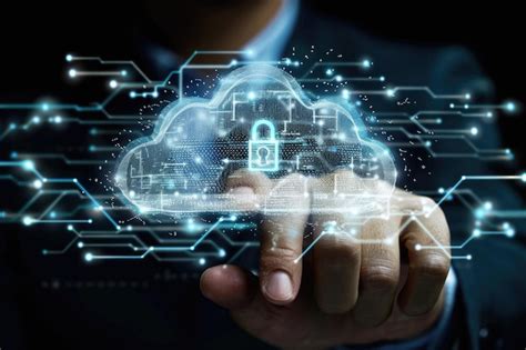 security of storing data in the cloud premium ai generated image