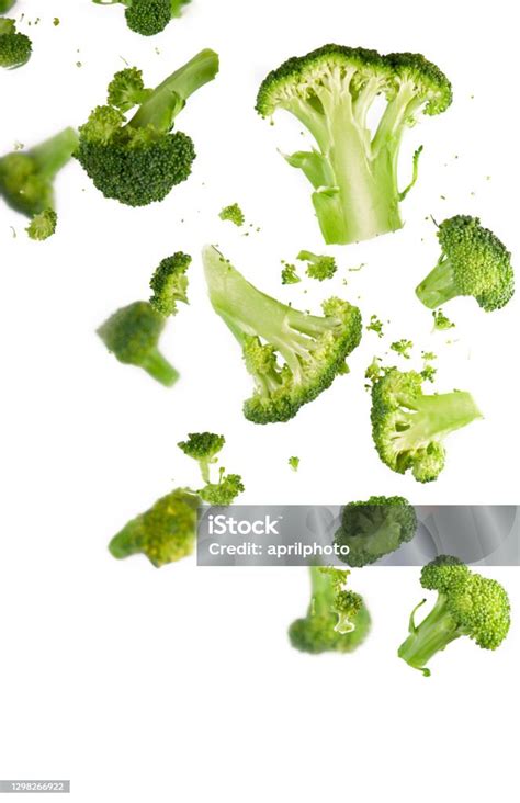 흰색 배경에 분리 된 브로콜리 패턴 브로콜리 꽃의 다양한 여러 부분 개체 그룹에 대한 스톡 사진 및 기타 이미지 개체 그룹 건강한 식생활 꼭대기 Istock