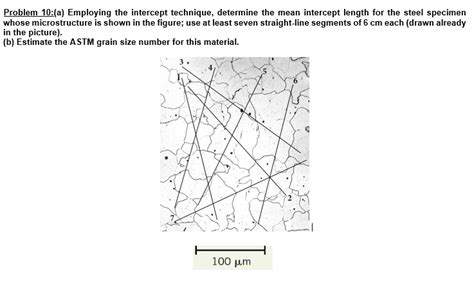 Problem 10a Employing The Intercept Technique Determine The Mean
