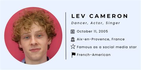 Lev Cameron Age Net Worth Height Girlfriend Ethnicity Bio
