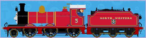 Nwr 5 Jamesjacqueline Pollitt The Red Engine By Vitorthebluea2 On