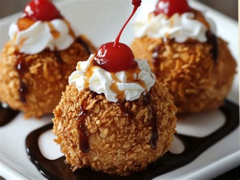 Mexican Fried Ice Cream Cooking Yummy