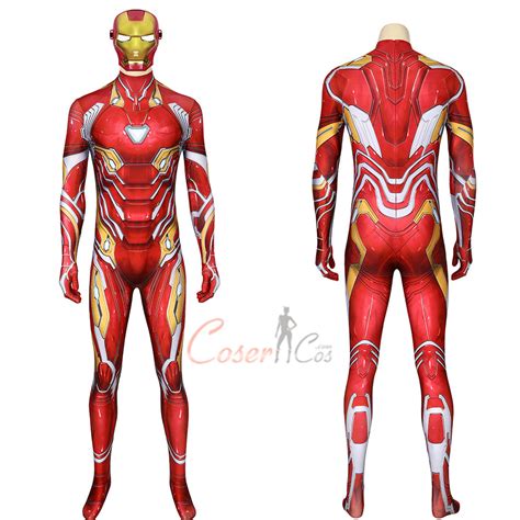 Iron Man Costume Avengers Endgame Cosplay Tony Stark Nanotech Suit