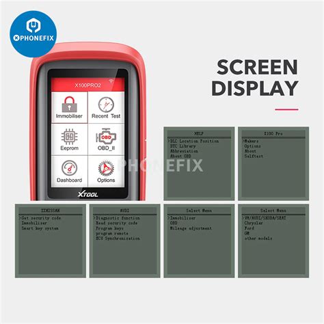 X100 Pro2 Obd2 Auto Key Programmer Diagnostic Tool