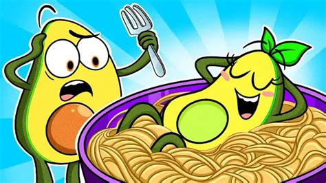 کارتون آووکادو با داستان نودل همه جا هست