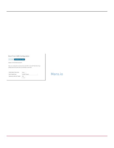 Broadcom Lpe36000 M64 [44 132] Efi Boot Advanced Settings
