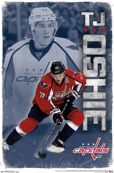 Nhl Washington Capitals T J Oshie 15 Wall Poster 14 725 X 22 375