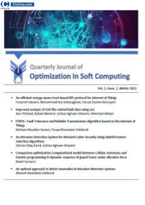 Journal Of Optimization In Soft Computing