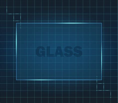 Illustration With The Effect Of Frosted Glass Neonglassmorphism
