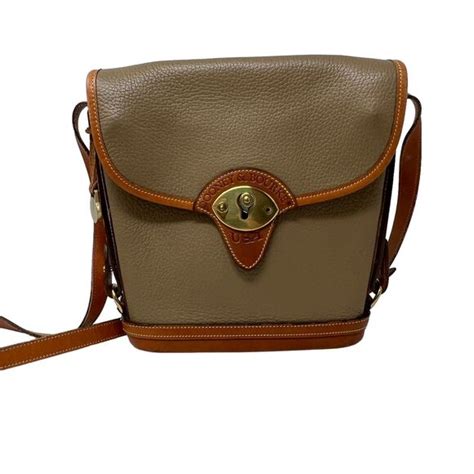Dooney And Bourke Bags Vintage Dooney Bourke Taupe Cavalry Spectator