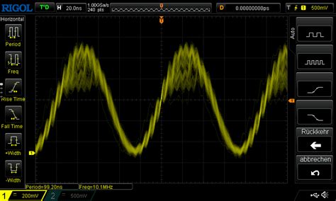 Dds Signal Ad9851 Unsauber Erledigt Ursache Defektes Modul Praxis