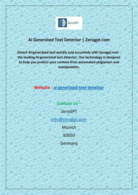 ai generated text detector by zerogpt issuu