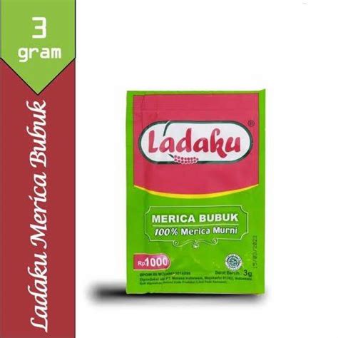 Ladaku Merica Bubuk 3 Gram Harga Renteng 12 Sachet Ori Harga Terjangkau