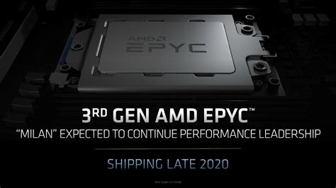 Amd 3rd Gen Epyc 7763 Milan 64 Core Zen 3 Cpu Pictured Early Sample With Up To 3 5 Ghz Clocks