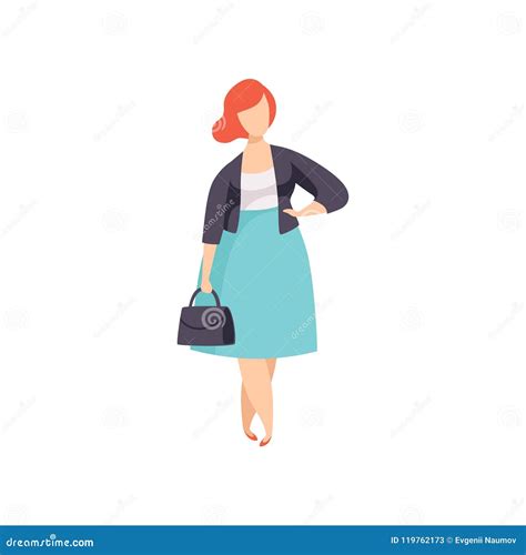 Beautiful Plus Size Fashion Woman Curvy Overweight Girl Body