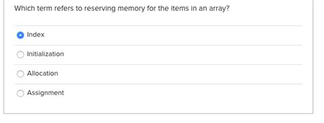 Solved Which Line Of Code Is Correct When Executed After The