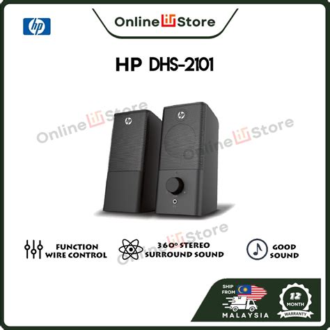 Ori Hp Dhs Multimedia Computer Speaker Desktop Office Home Stereo