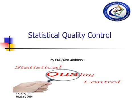Sqc Esqe Statistical Quality Control Pptx
