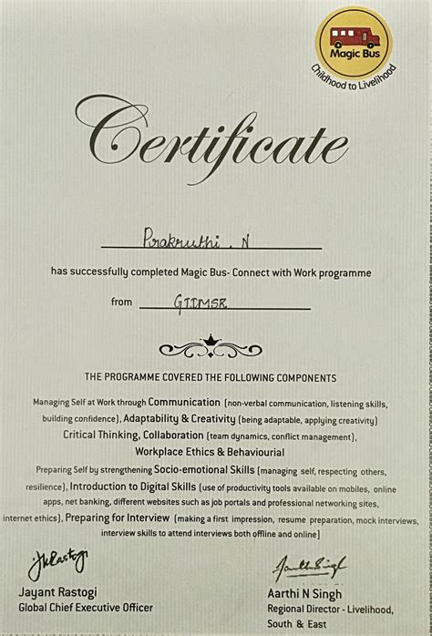 Prakruthi N On Linkedin Grateful For The Knowledge Gained In This