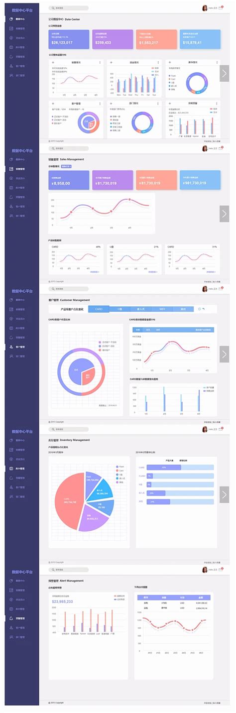 数据中心后台界面设计 Ui设计 Ui Ui教程 Uimaker 专注ui设计 花瓣网