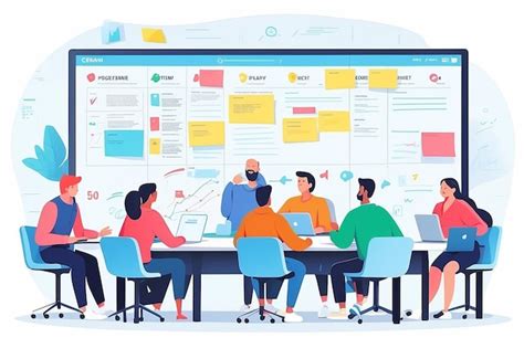 Premium Photo Agile Development Sprint
