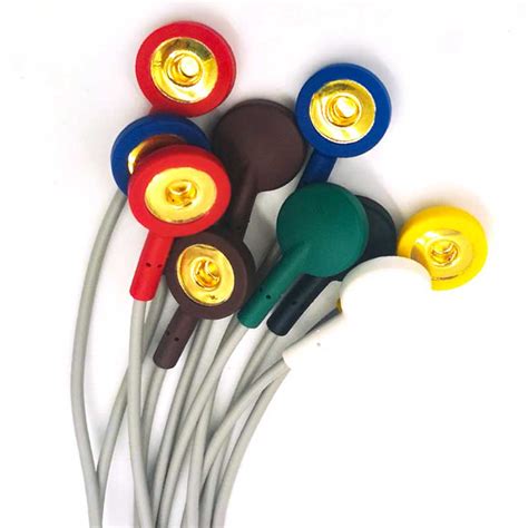 Disposable Single Lead Eeg And 2 Flat And 2 Twist Eeg Cable Yqf Medical Cable