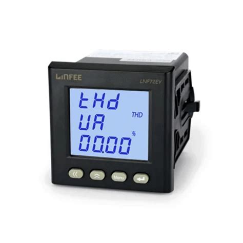 High Protection LCD Display Thd RS485 Communication Multi Function Power Meter Power Meter And