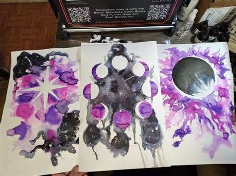 Faebound Tarot Deck Original Art Star Moon And Sun Bondage Shibari Kinbaku Emo Bdsm Kink Goth