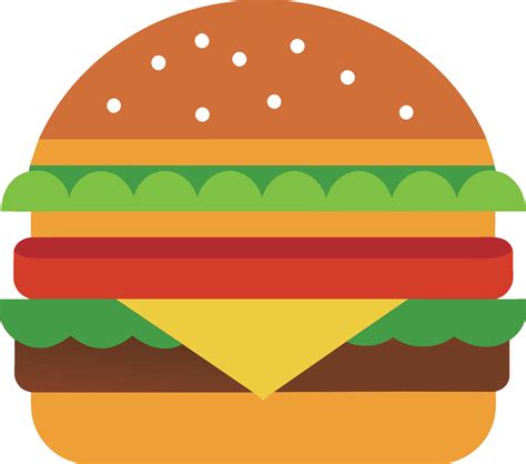 Cheese Burger Vector Icon Illustration Vector Art At Vecteezy